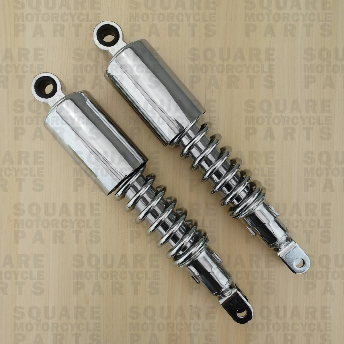 Chrome Rear Shock Absorbers: Yamaha RS200 RS 200 (1979-1981) – Square ...