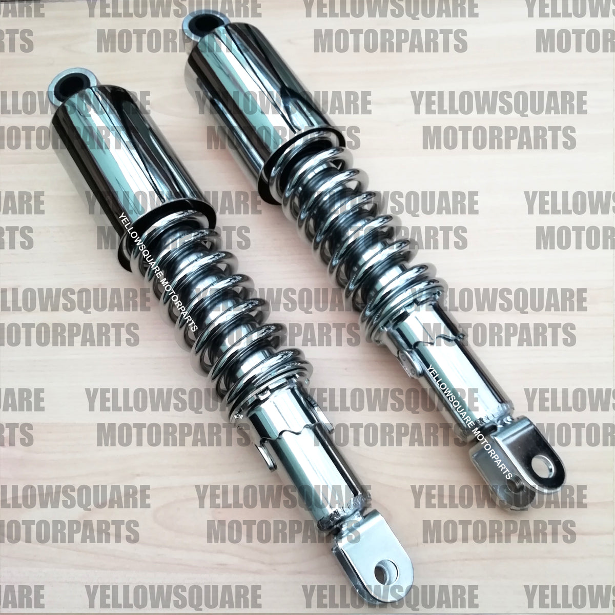 Chrome Rear Shock Absorbers: Honda CB400/4 CB 400 (1975-1979) - 335mm ...