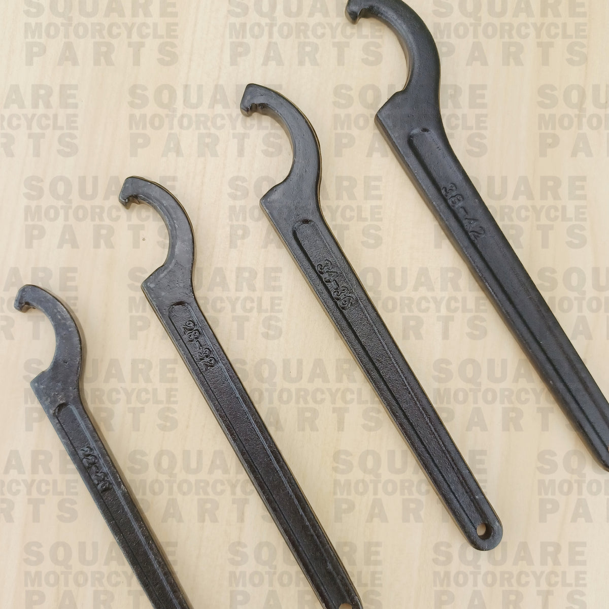 C Spanner Set Shock Absorber Pre Load Adjuster - Small 22mm-42mm ...