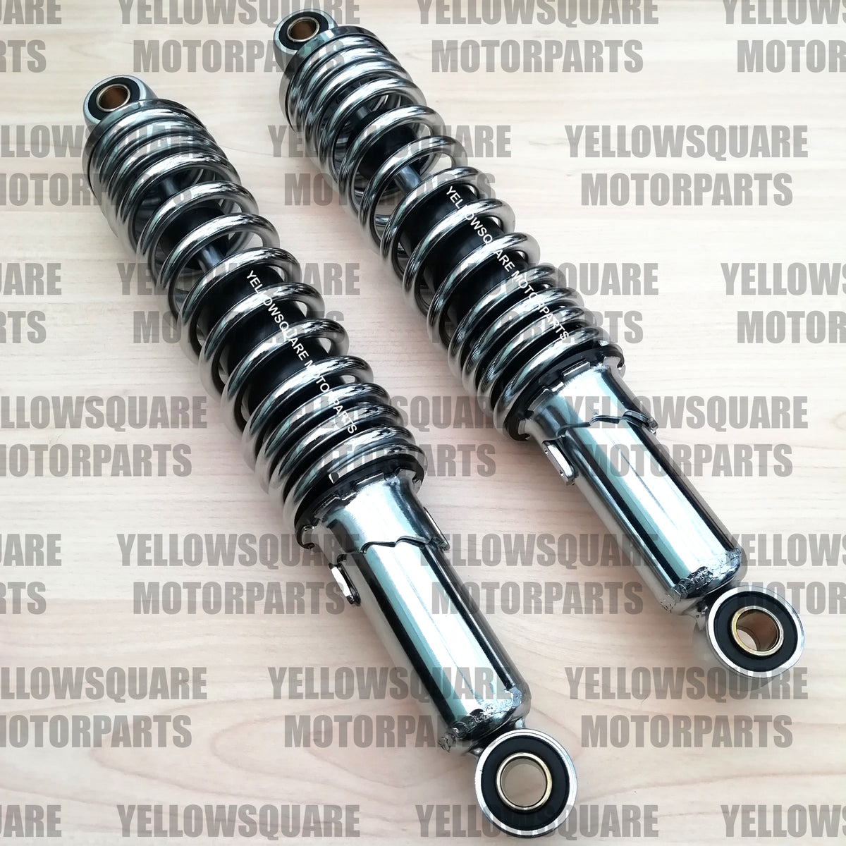 Chrome Rear Shock Absorbers Yamaha DT125 DT 125 (1974-1977) – Square ...
