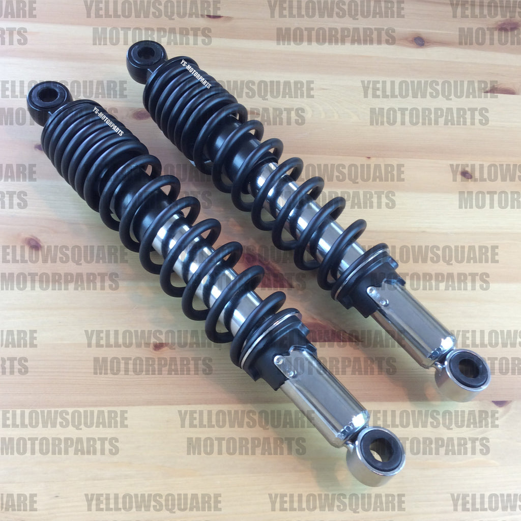 Black Rear Shock Absorbers Yamaha YBR125 YBR 125 (2005-2018) – Square ...
