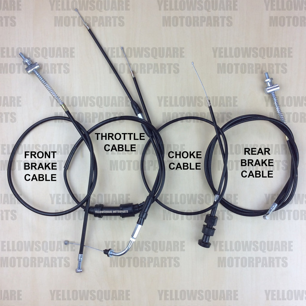 Full Cable Set Yamaha PW50 PW 50 (1981-2017) – Square Motorcycle Parts